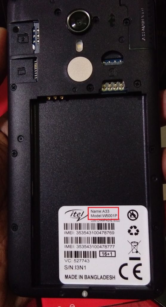 itel A33 W5001P Flash File SPD All Firmware - Pure Flash File